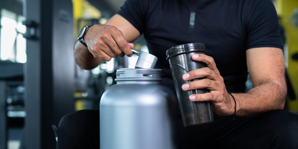 A Muscle Milk Genuine Strength Booster For Your Home Gym